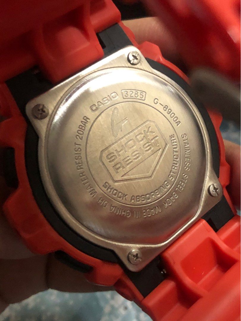 Casio G-shock G-8900A Orange Original, Men's Fashion, Watches ...