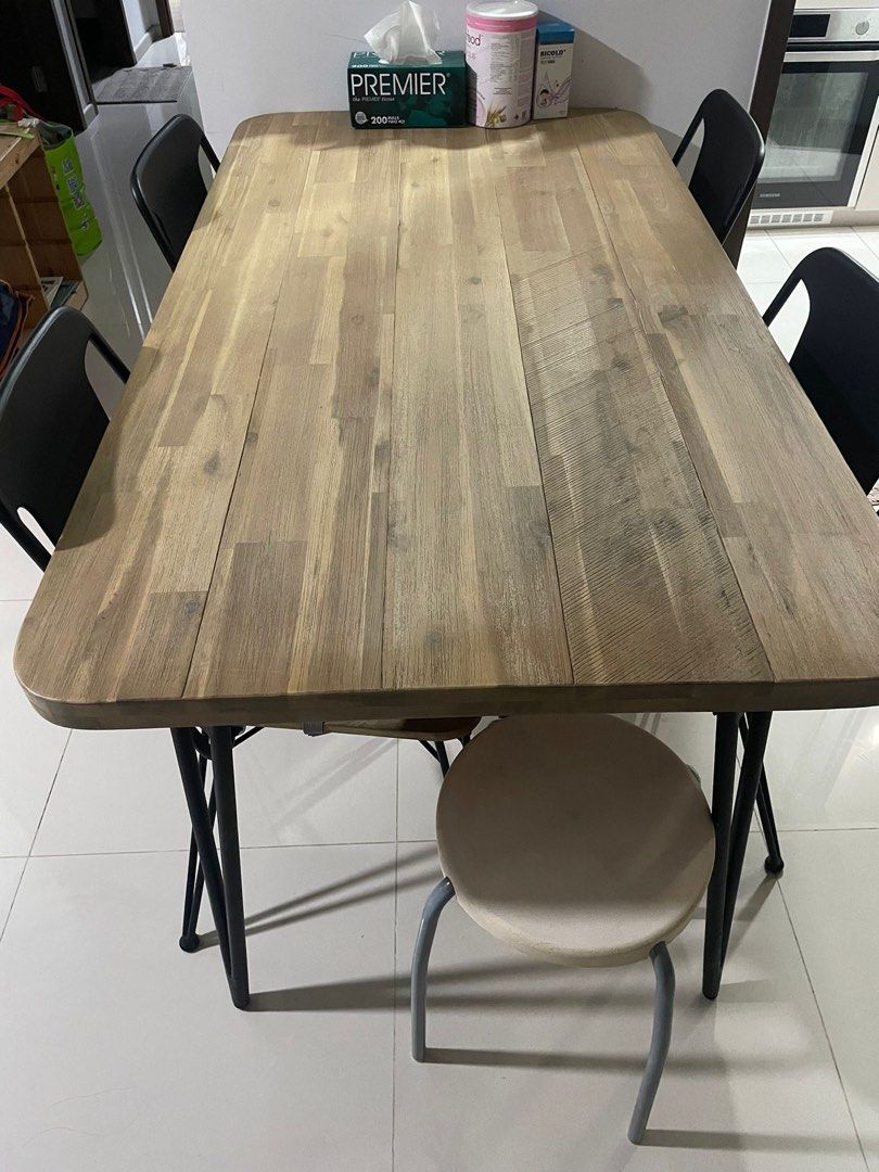 Castlery Dining Table Set, Furniture & Home Living, Furniture, Tables ...