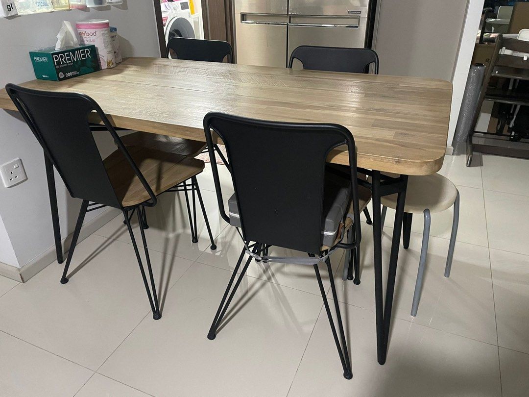 Castlery Dining Table Set, Furniture & Home Living, Furniture, Tables ...