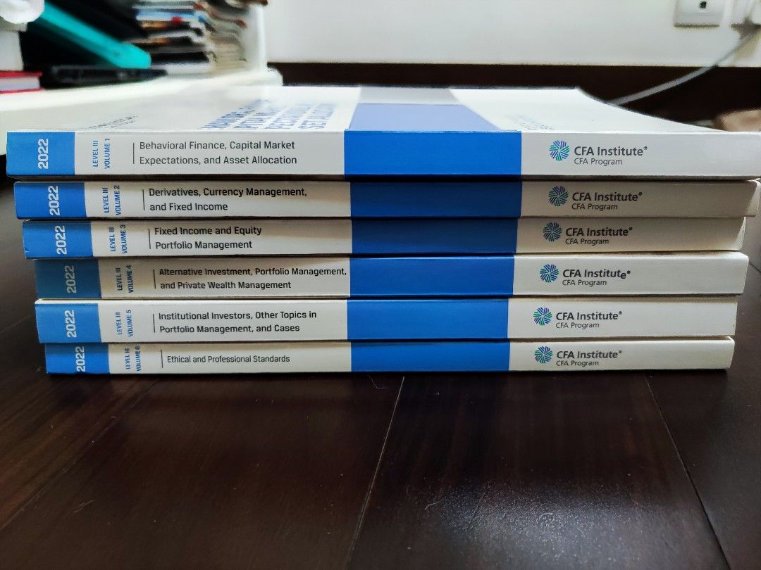 CFA Level 3 / Level III Textbook Volume 1 to 6 2022/2023 curriculum, 興趣 ...