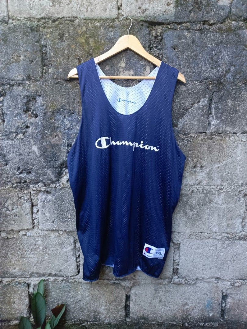 Champion Reversible Sando, Men's Fashion, Activewear on Carousell