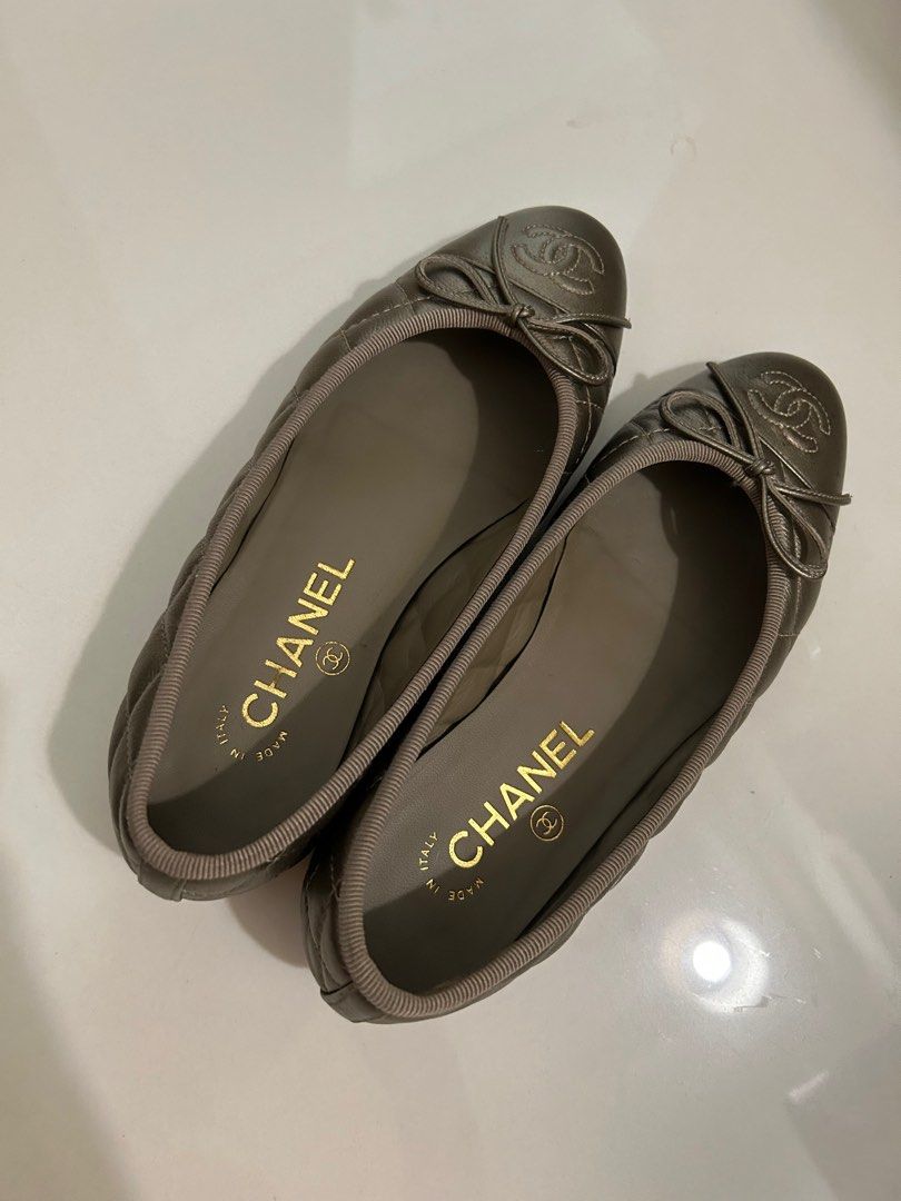 Chanel Ballet Flats with vibram sole, Luxury, Sneakers & Footwear on ...