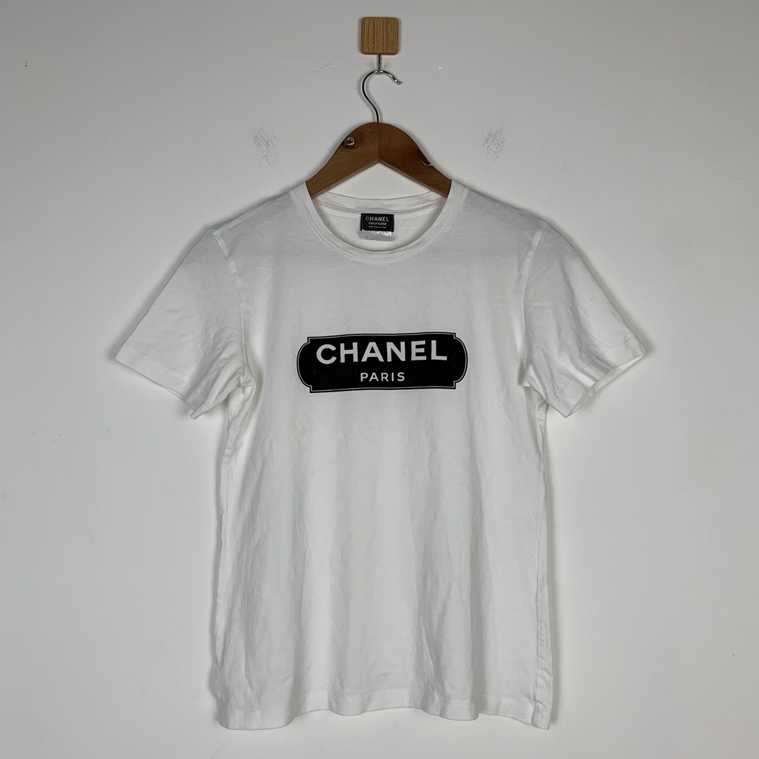 Chanel Uniform T-Shirt 284998, Women's Fashion, Tops, Shirts on Carousell