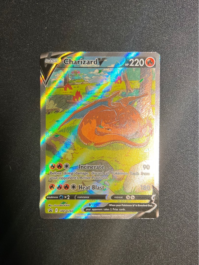 Charizard V PROMO, Hobbies & Toys, Toys & Games on Carousell