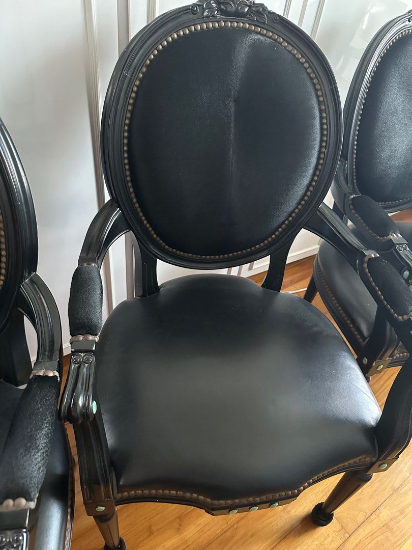 Classic European dining chair, Furniture & Home Living, Furniture ...