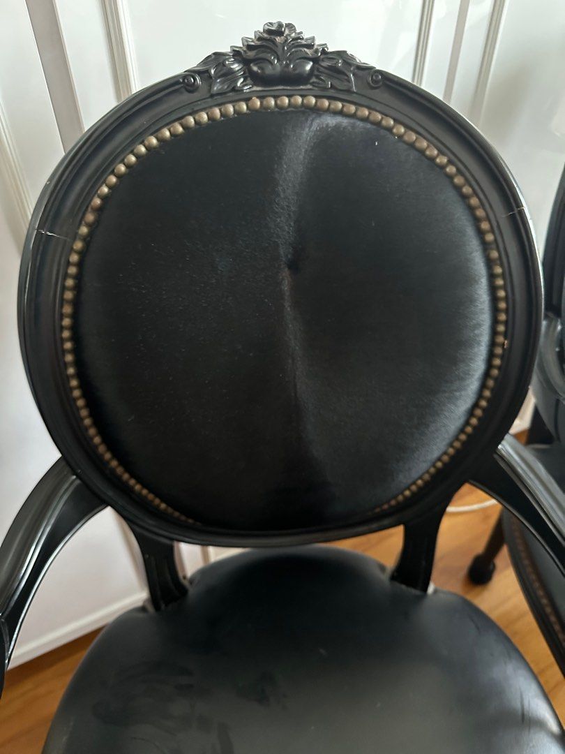 Classic European dining chair, Furniture & Home Living, Furniture ...