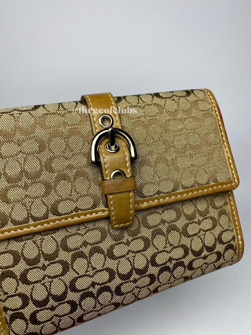 Coach Soho Monogram Bifold Wallet, Luxury, Bags & Wallets on Carousell