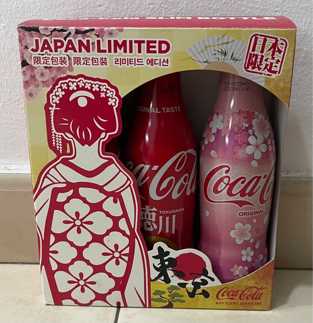 Coke bottles Japan Limited Edition comes with box, Hobbies & Toys ...
