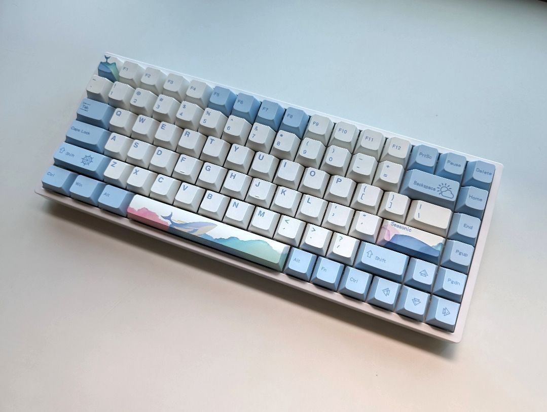 Compact TKL 80% Custom Mechanical Keyboard (Ocean3010) - Fully Modded Tri Mode, Computers & Tech ...