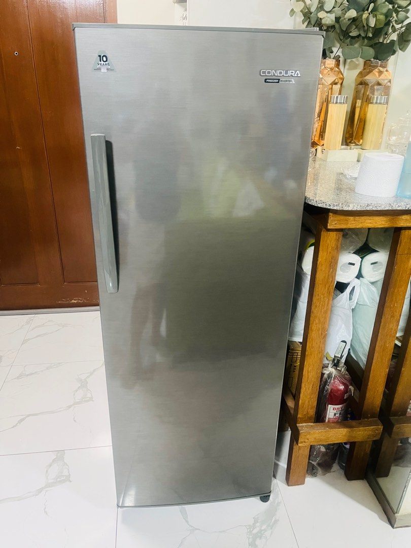 Condura Inverter 8.0 cu ft Upright Chest Freezer with FREE Condura 2HP ...