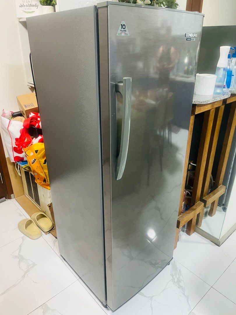 Condura Inverter 8.0 cu ft Upright Chest Freezer with FREE Condura 2HP ...