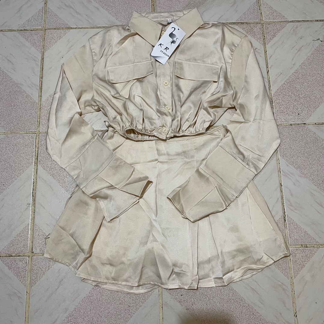 Cream Coordinates, Women's Fashion, Dresses & Sets, Sets or Coordinates ...