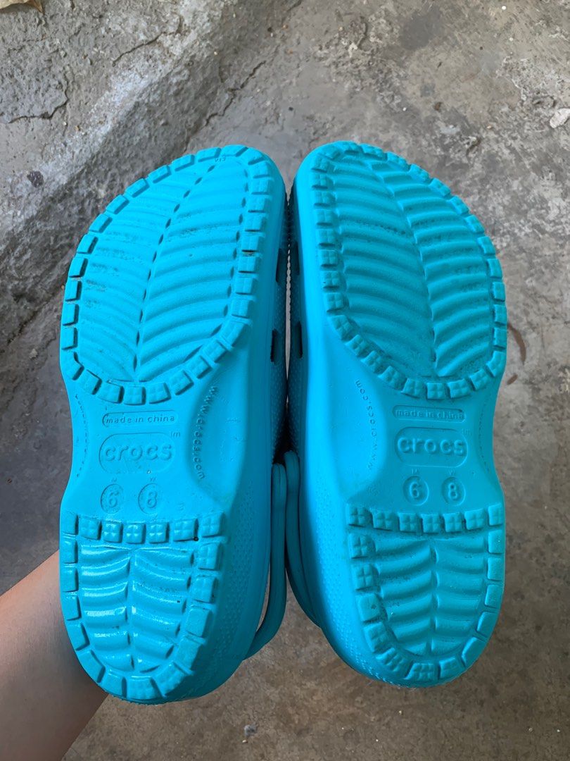 Crocs digital aqua clog original, Women's Fashion, Footwear, Slippers ...