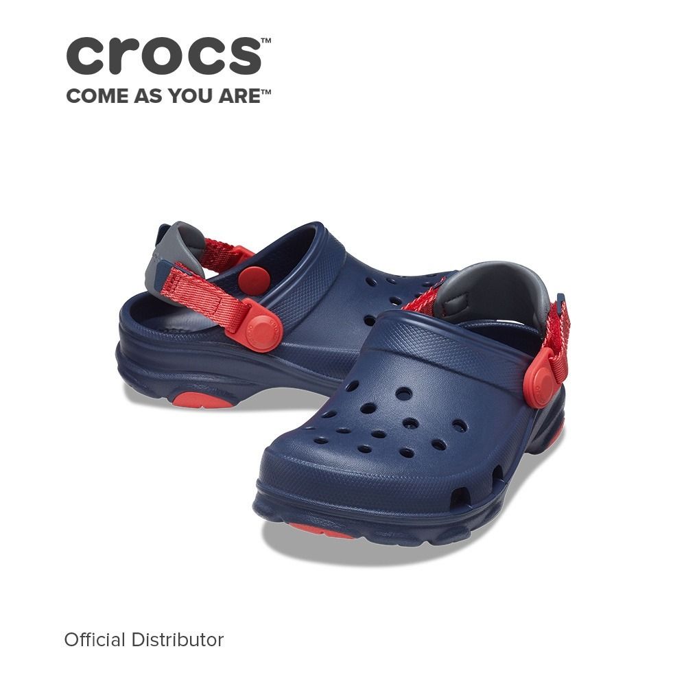 Crocs Junior Classic All Terrain Clog in (Navy), Babies & Kids, Babies ...