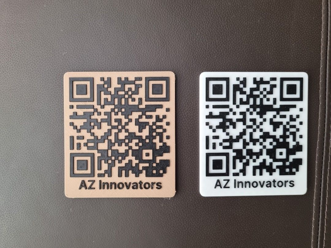 Customised 3d printed QR codes, Hobbies & Toys, Stationery & Craft, Art ...