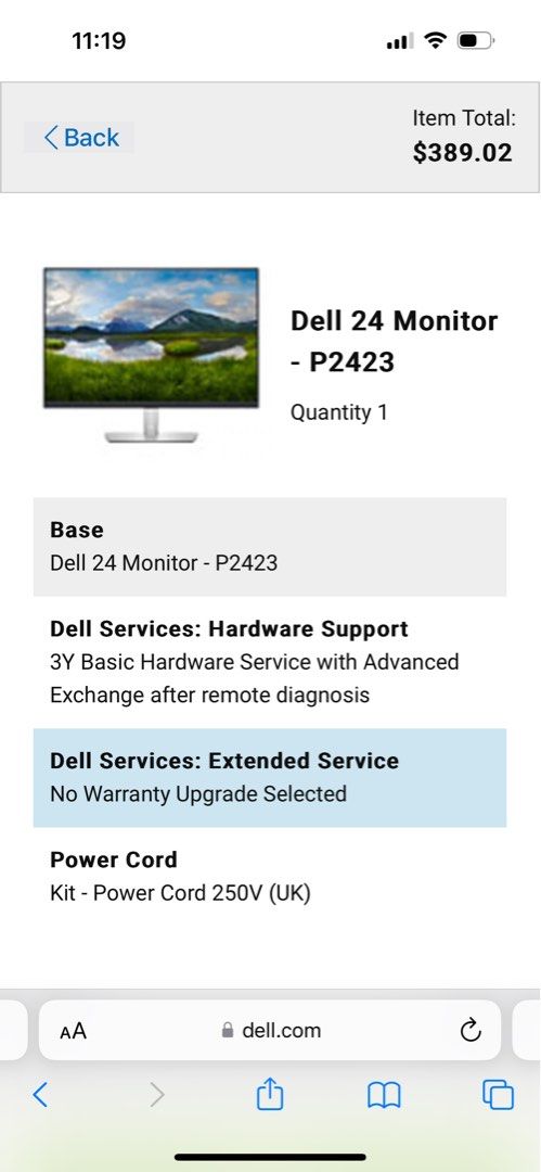 Dell 24 inch monitor P2423H BRAND NEW IN BOX on Carousell