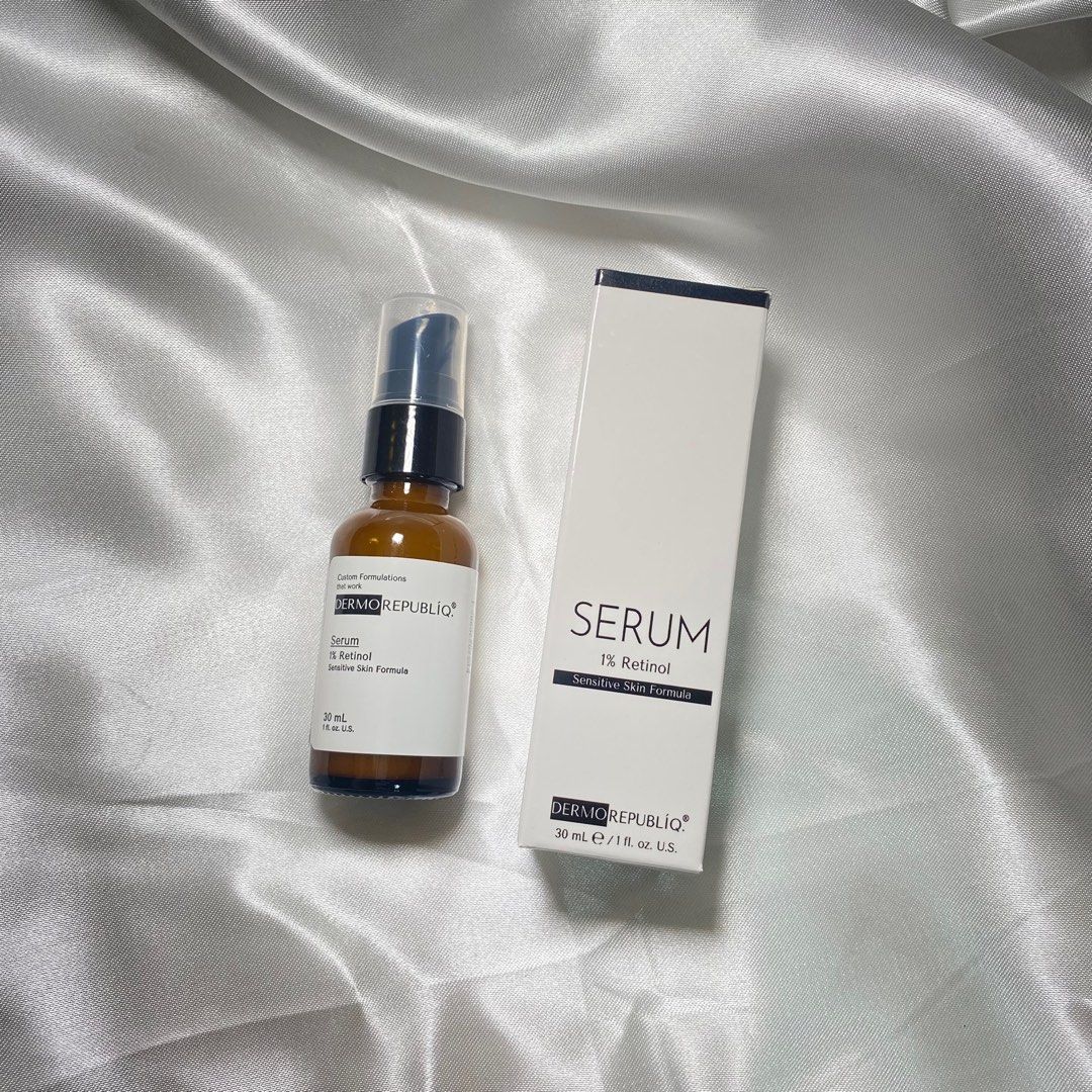 Dermorepubliq 1% Retinol Serum, Beauty & Personal Care, Face, Face Care ...