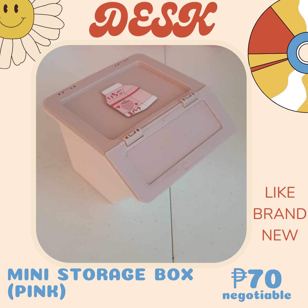 Desktop Mini Box Storage, Furniture & Home Living, Home Improvement ...