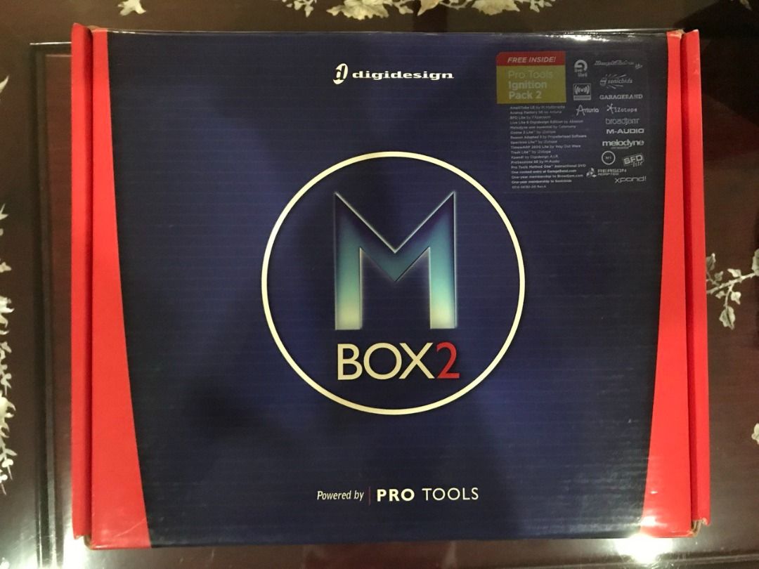 DigiDesign MBOX 2 + Shure Mic SM58 10 Ft - MIDI Production System ...