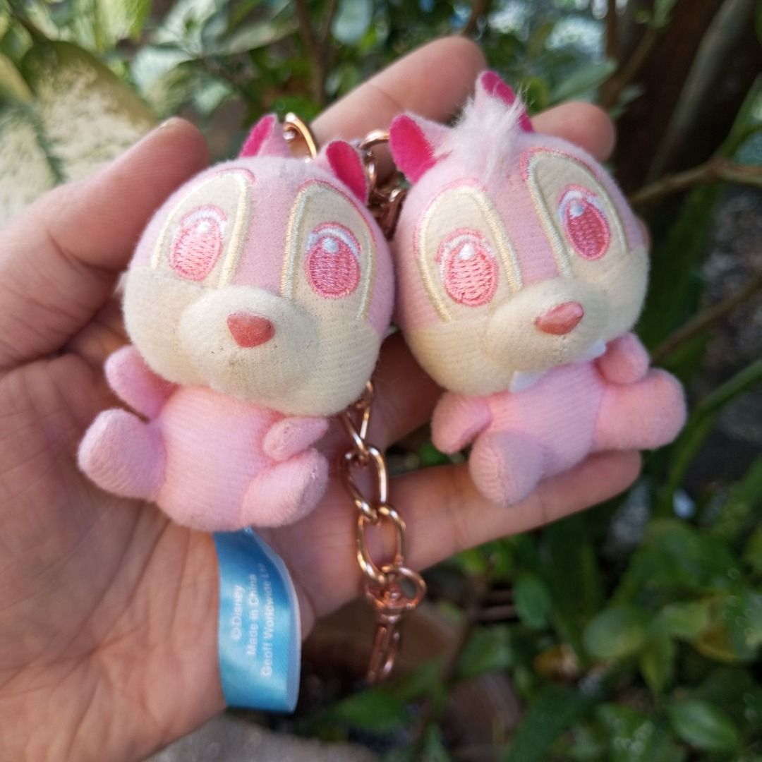 DISNEY Chip n' Dale Chipmunks Sakura Plush Charm, Hobbies & Toys, Toys ...