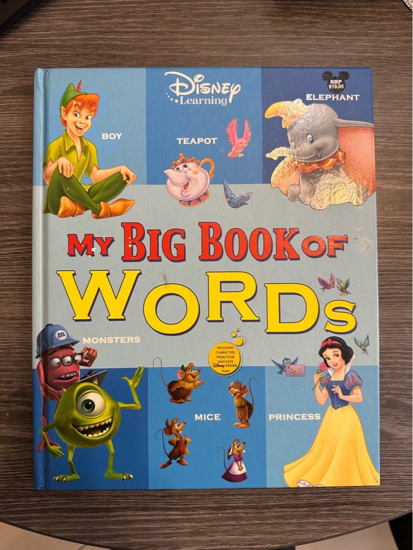 Disney Learning - My Big Book of Words (Children’s Book), Hobbies ...