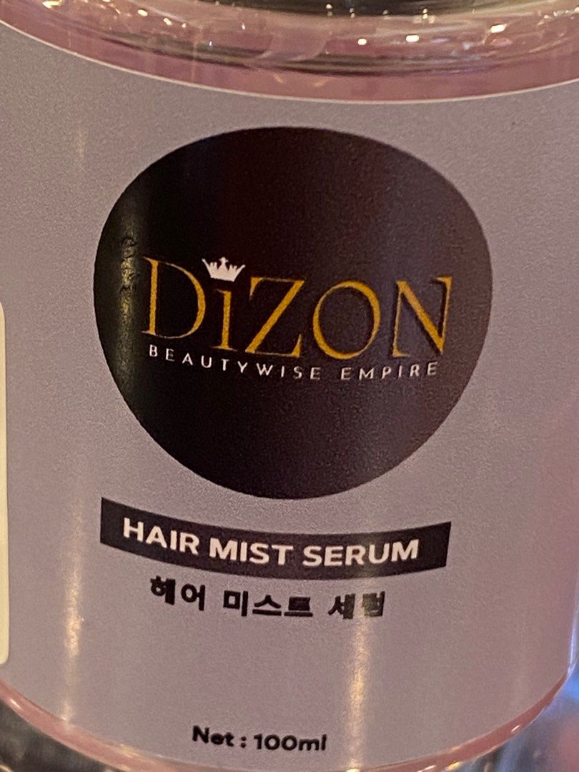 Dizon Hair Mist Serum Hair Perfume 100ml, Beauty & Personal Care, Hair ...