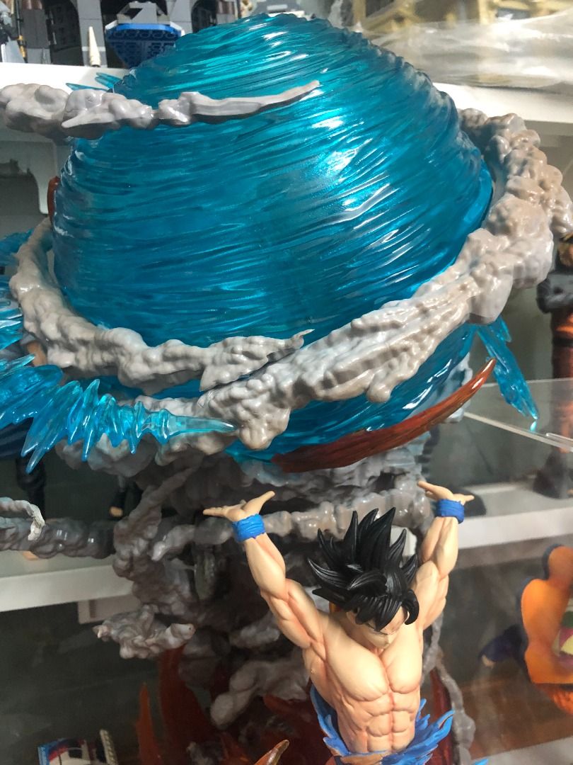 Dragon Ball Son Goku Spirit Bomb PVC STATUE Figure Super Saiyan Vegeta ...