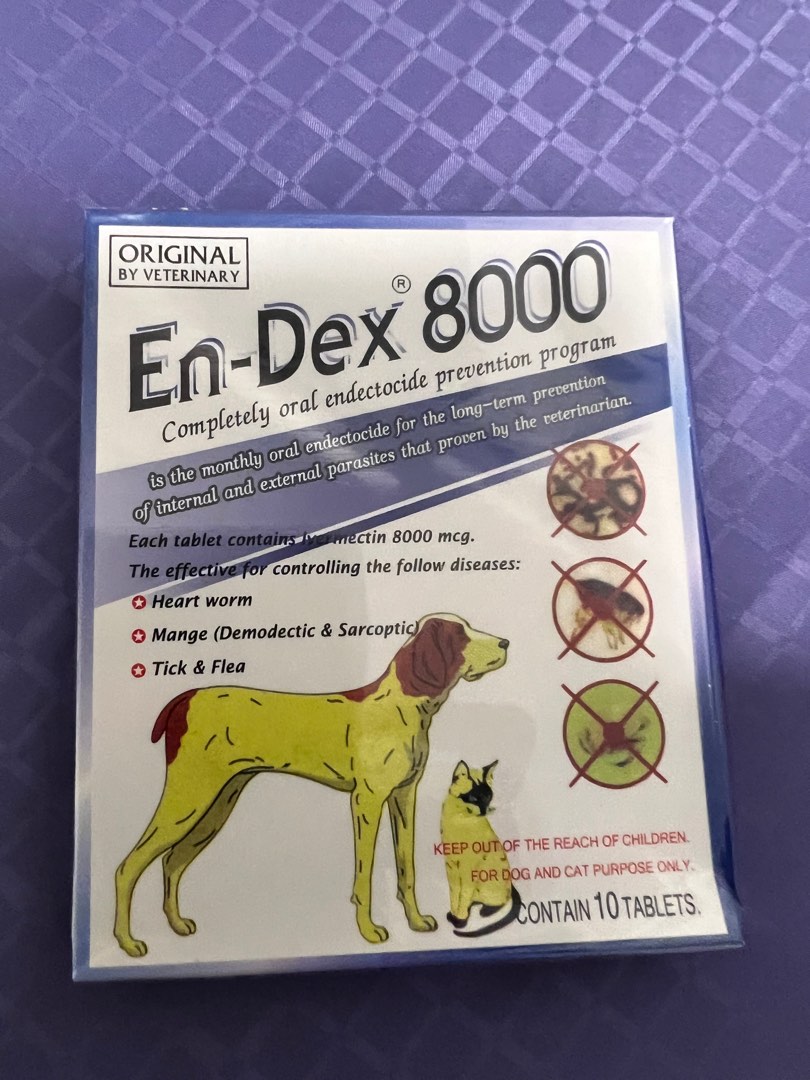 En-Dex 8000 supplement for Dog & Cat, Pet Supplies, Health & Grooming ...