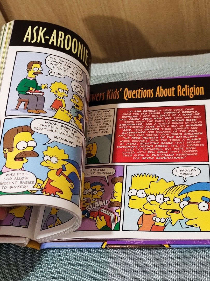 (ENG) The Simpsons Library Of Wisdom : Flanders Book Of Faith, Hobbies ...