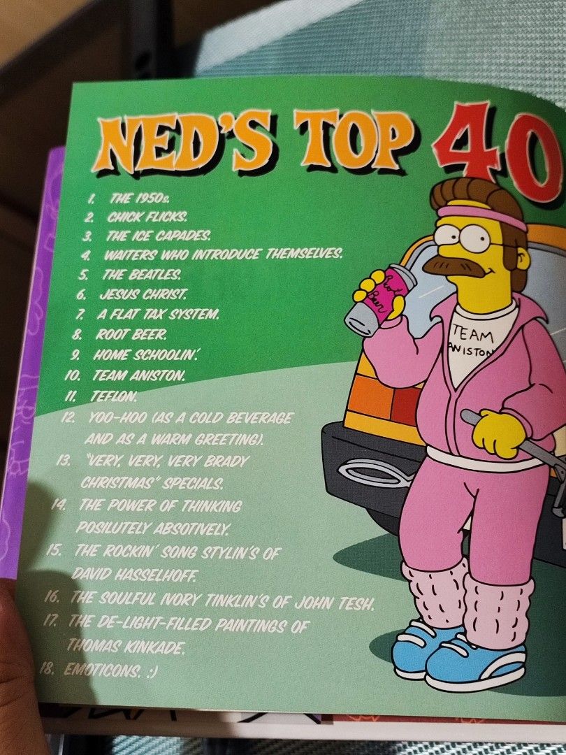 (ENG) The Simpsons Library Of Wisdom : Flanders Book Of Faith, Hobbies ...