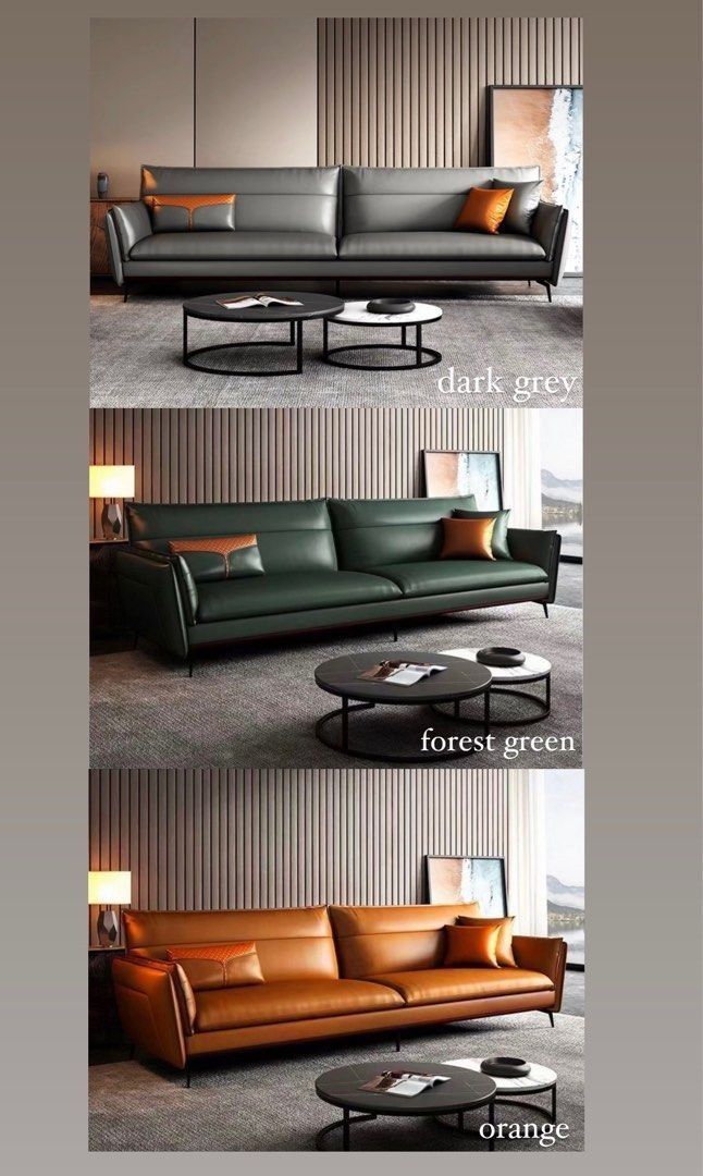 FAUX Modern Italian Sofa, Furniture & Home Living, Furniture, Sofas on ...