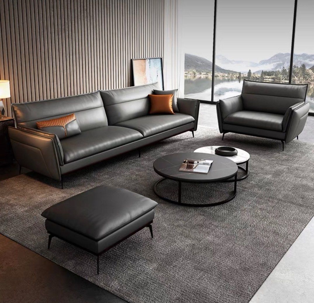 FAUX Modern Italian Sofa, Furniture & Home Living, Furniture, Sofas on ...