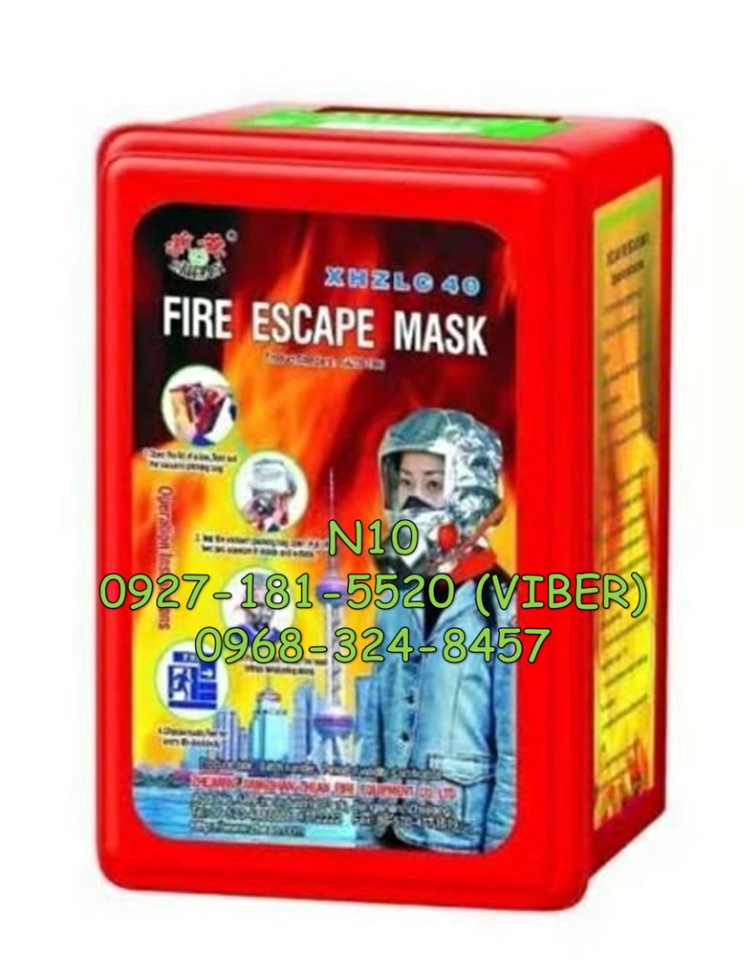 fire escape mask, Commercial & Industrial, Industrial Equipment on Carousell