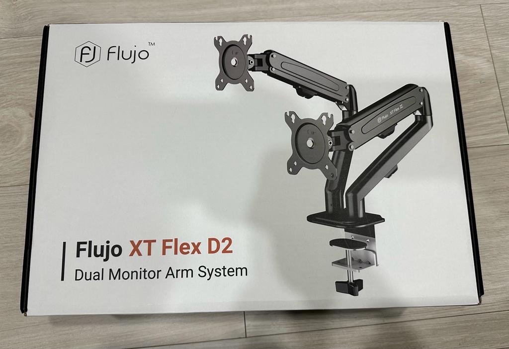 Flujo XT Flex D2 Dual Monitor Arm Stand, Computers & Tech, Parts ...