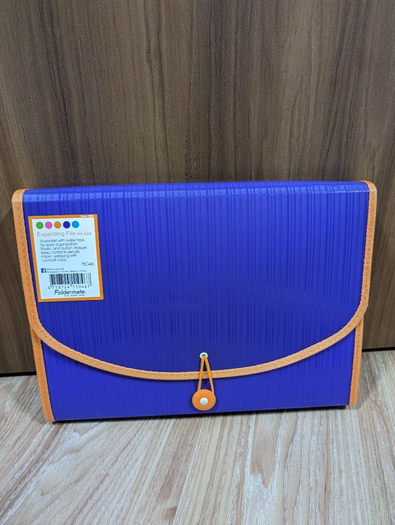 Foldermate 13 Slots A4 Expandable File, Hobbies & Toys, Stationery ...
