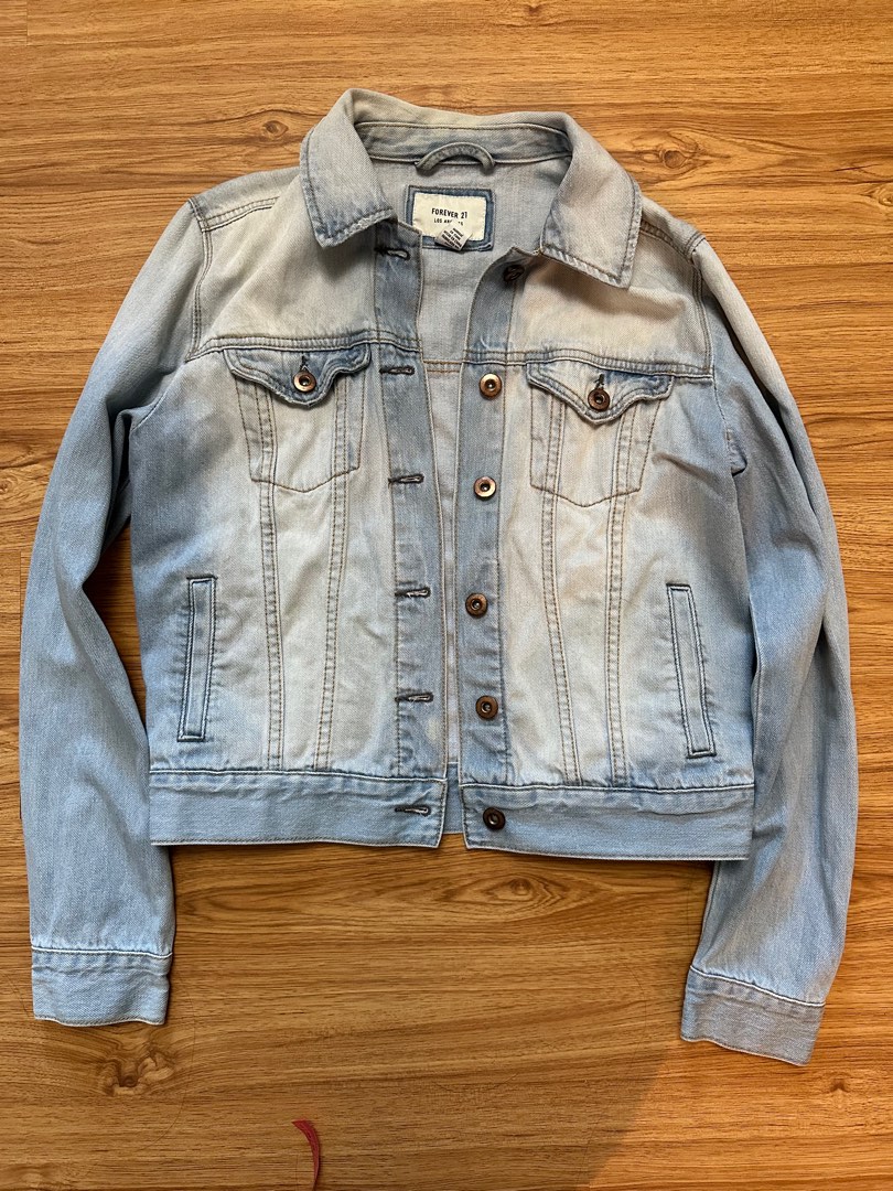 Forever 21 Denim Jacket, Women's Fashion, Coats, Jackets and Outerwear ...