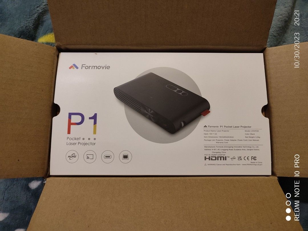 Formovie P1 laser projector - brand new, TV & Home Appliances, TV ...