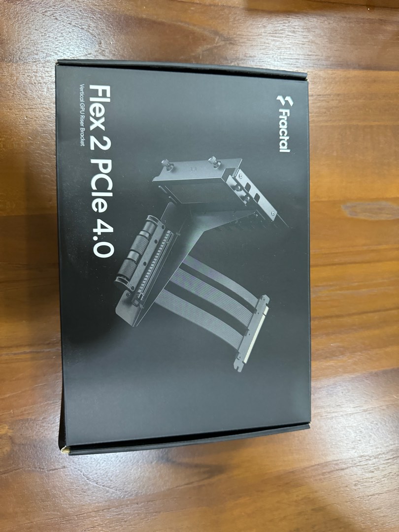 Fractal Design Flex 2 PCIe 4.0 Black GPU Vertical Riser, Computers ...