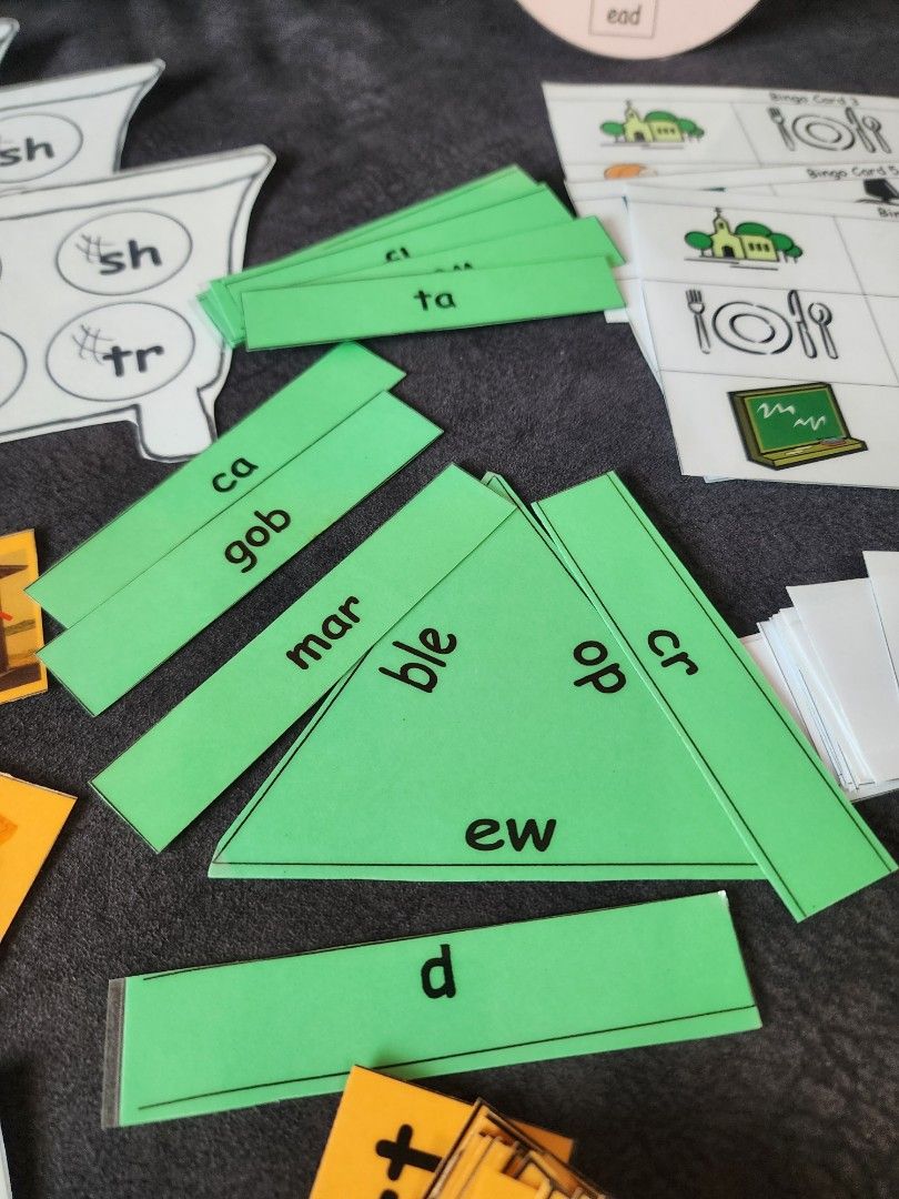 Free handmade phonics games, English educational games, teaching ...