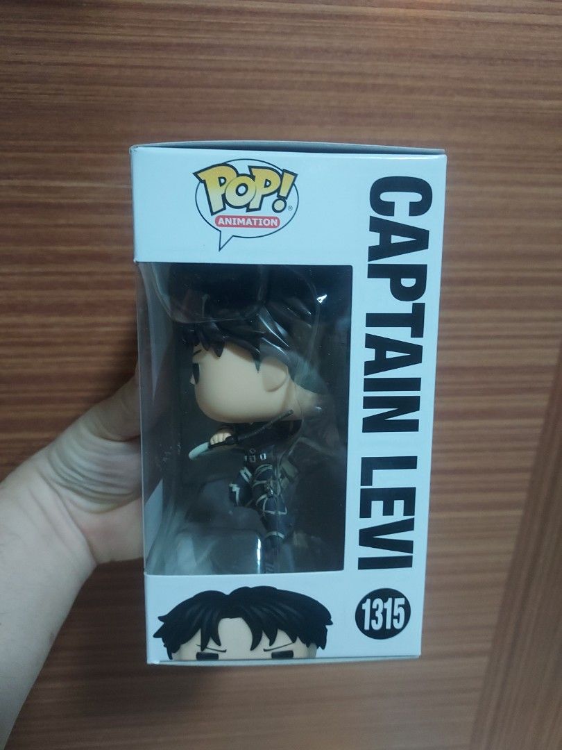 Funko captain levi Attack on titan, Hobbies & Toys, Toys & Games on ...