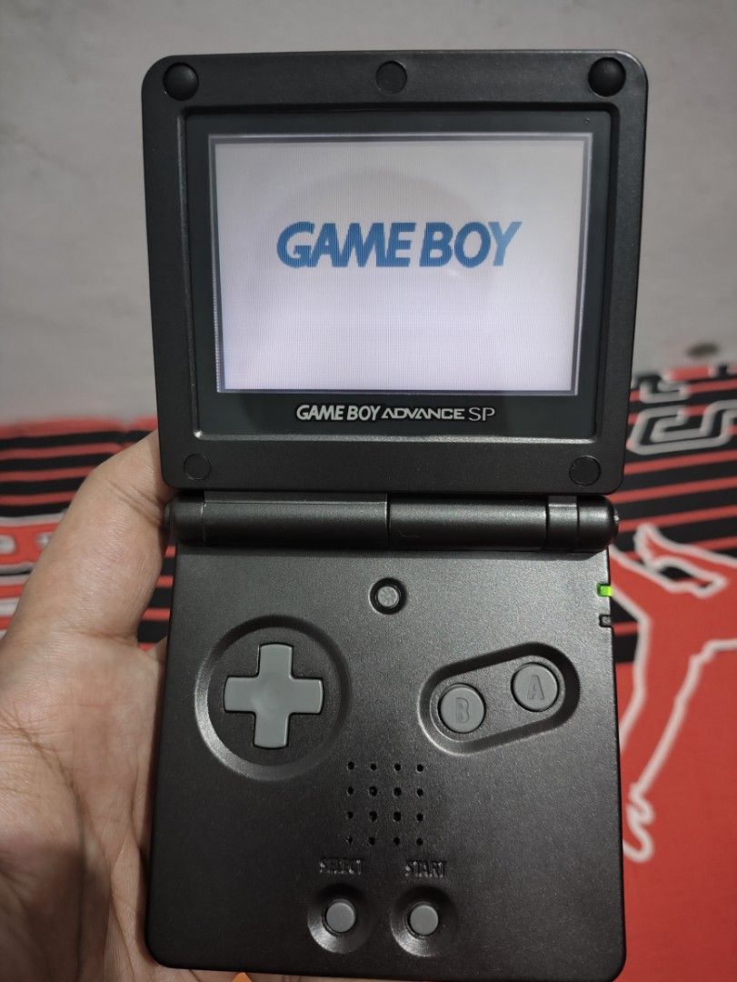 GBA SP Gameboy Advance SP Frontlight/Ags-001 Black with Free Games ...