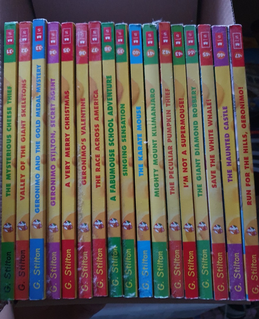 Geronimo Stilton series 1-65, Hobbies & Toys, Books & Magazines ...