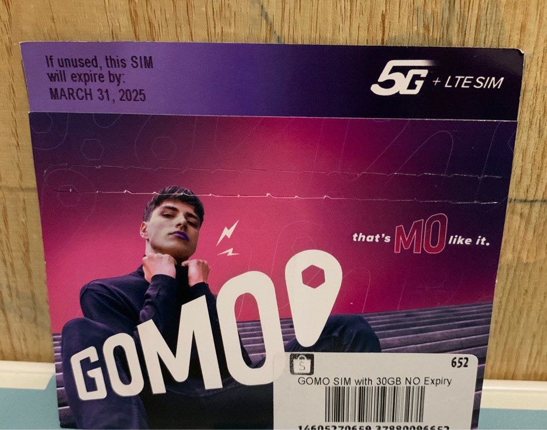 Gomo Sim with 30gb no expiry , Mobile Phones & Gadgets, Other Gadgets ...