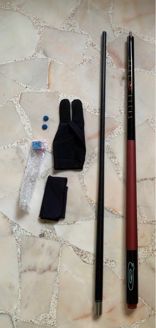 Graphite pool cue stick, Sports Equipment, Sports & Games, Billiards ...