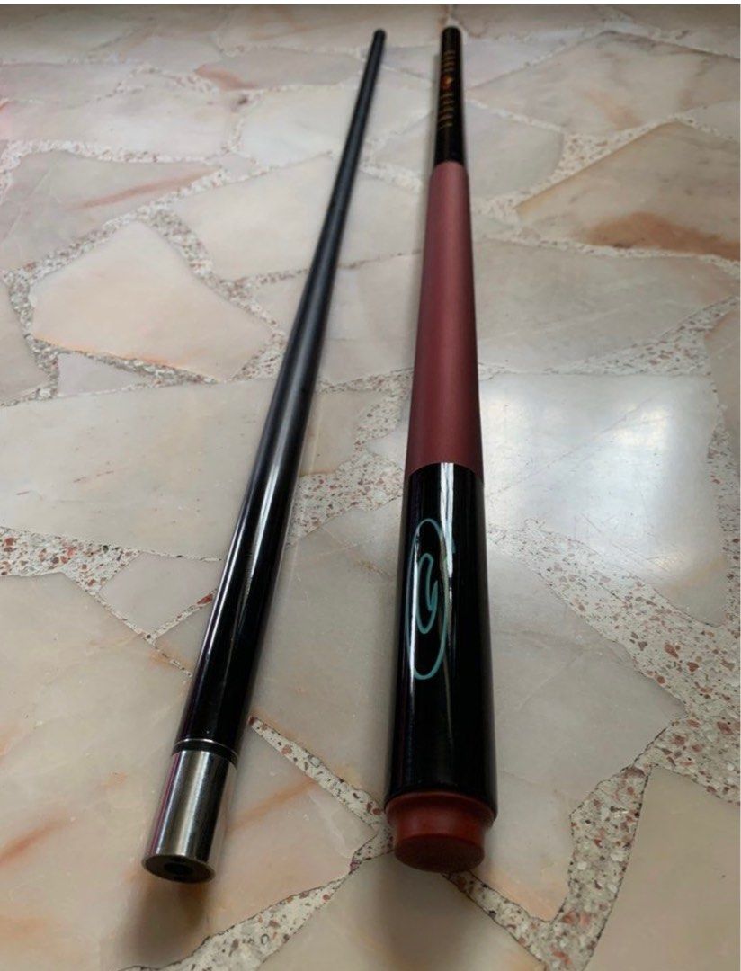 Graphite pool cue stick, Sports Equipment, Sports & Games, Billiards ...