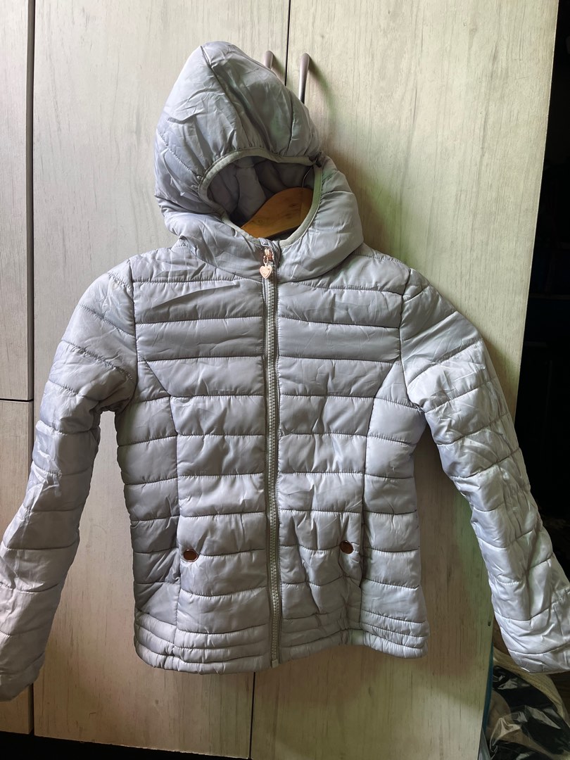 Gray Puffer Jacket for Kids, Babies & Kids, Babies & Kids Fashion on ...