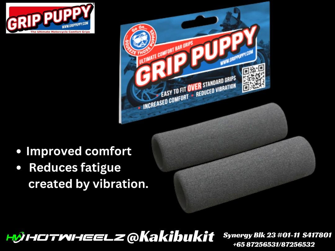 GRIP PUPPY COMFORT GRIPS, Motorcycles, Motorcycle Accessories on Carousell