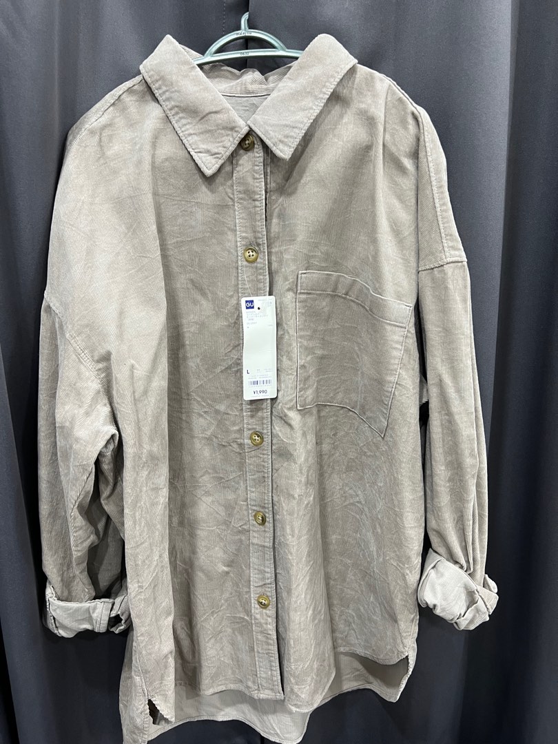 GU curduroy, Women's Fashion, Tops, Other Tops on Carousell