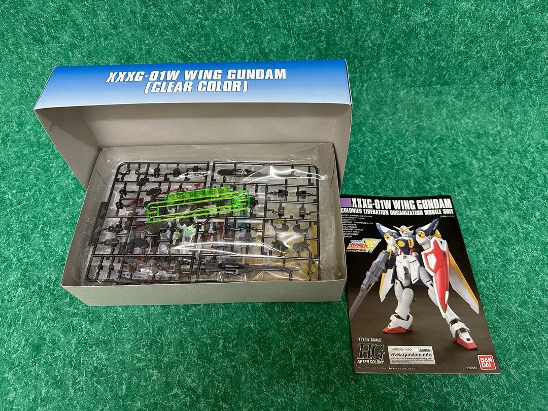 HG 1/144 Wing Gundam [Clear Color] (Gundam Wing), Hobbies & Toys, Toys ...