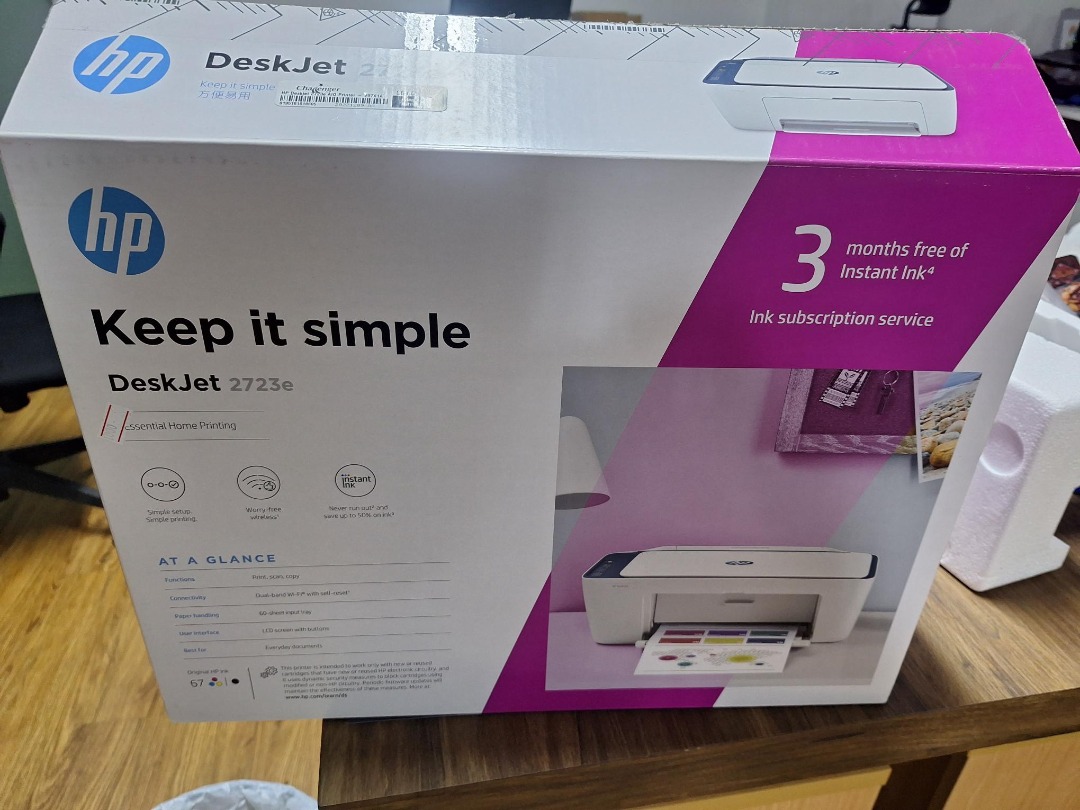 HP DeskJet 2700 All-in-One Printer Series, Computers & Tech, Printers ...
